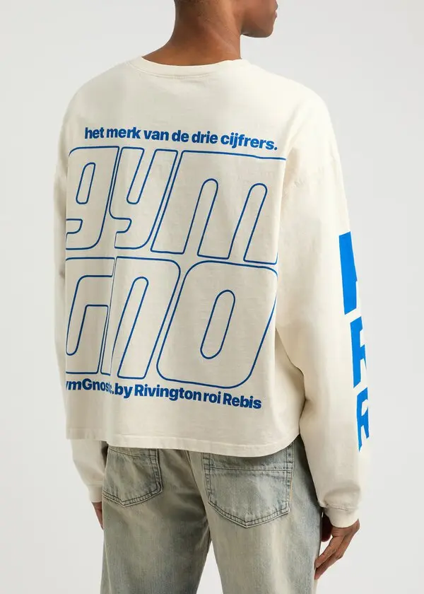 RIVINGTON ROI REBIS Speak Dangerously Printed Cotton Top - Off